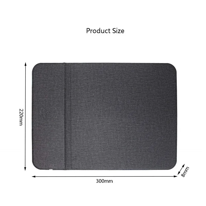 Fast Wireless Charging Mouse Pad 15W - Gaming & Eco-friendly