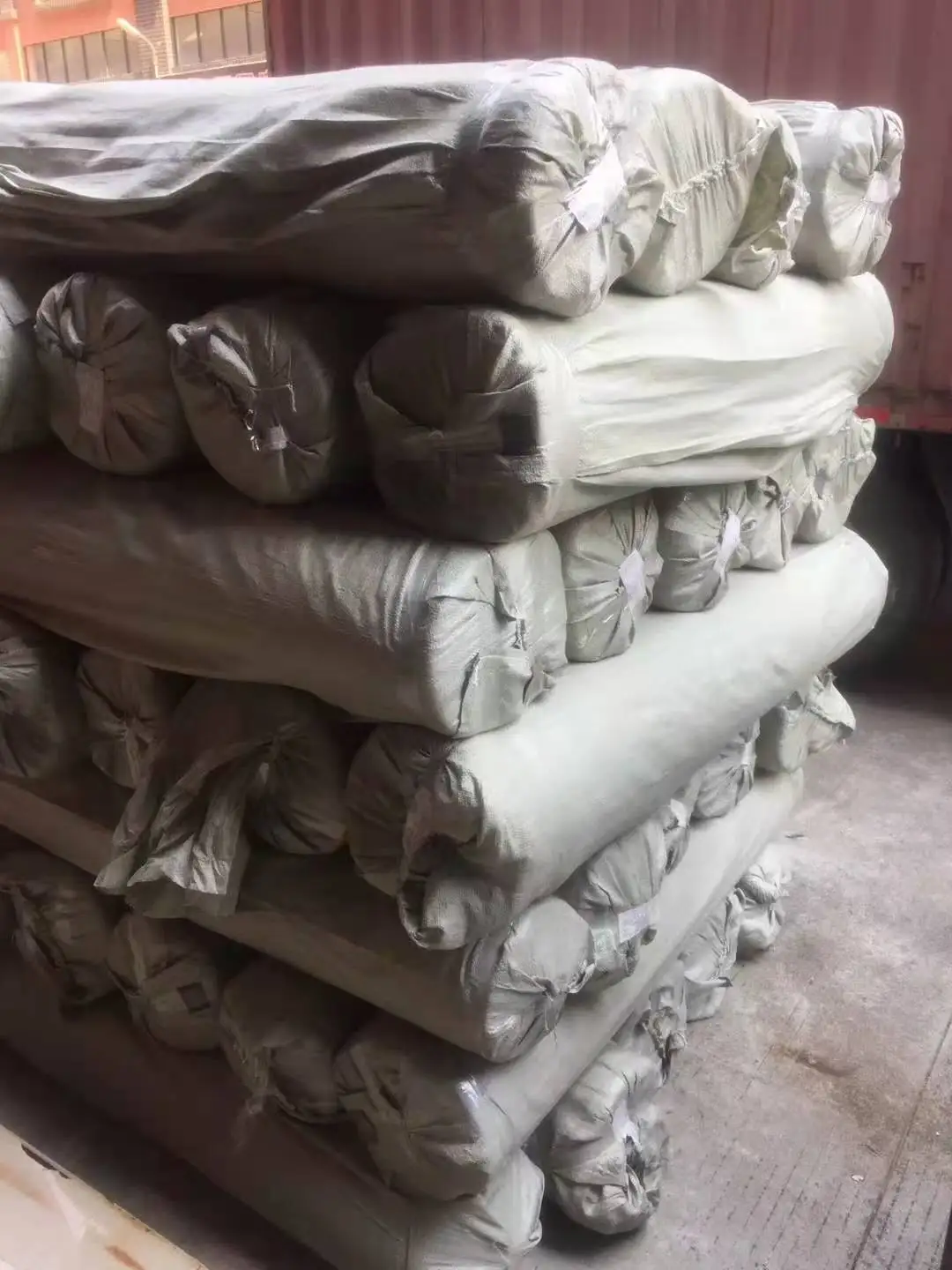 Hot Sell 100 % Polyester Linen Fabric Pfd Stone Wash For Curtain And ...