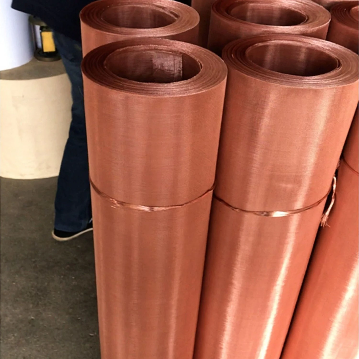 Brass Wire Mesh 6 - 200 Mesh Plain Woven Wire Cloth