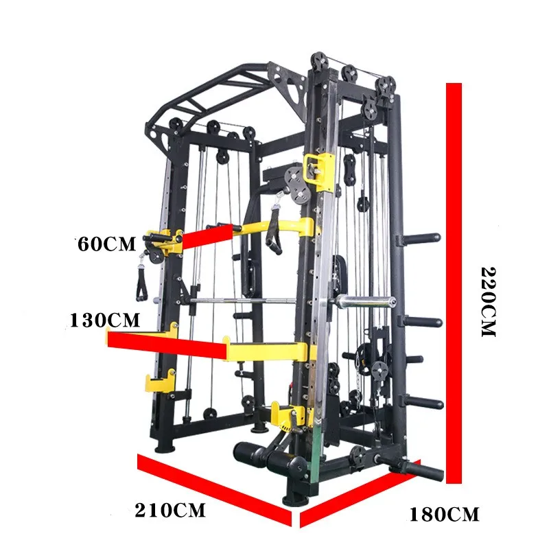 Smith Machine Gantry Fitness Home Set Multi-function Station With ...