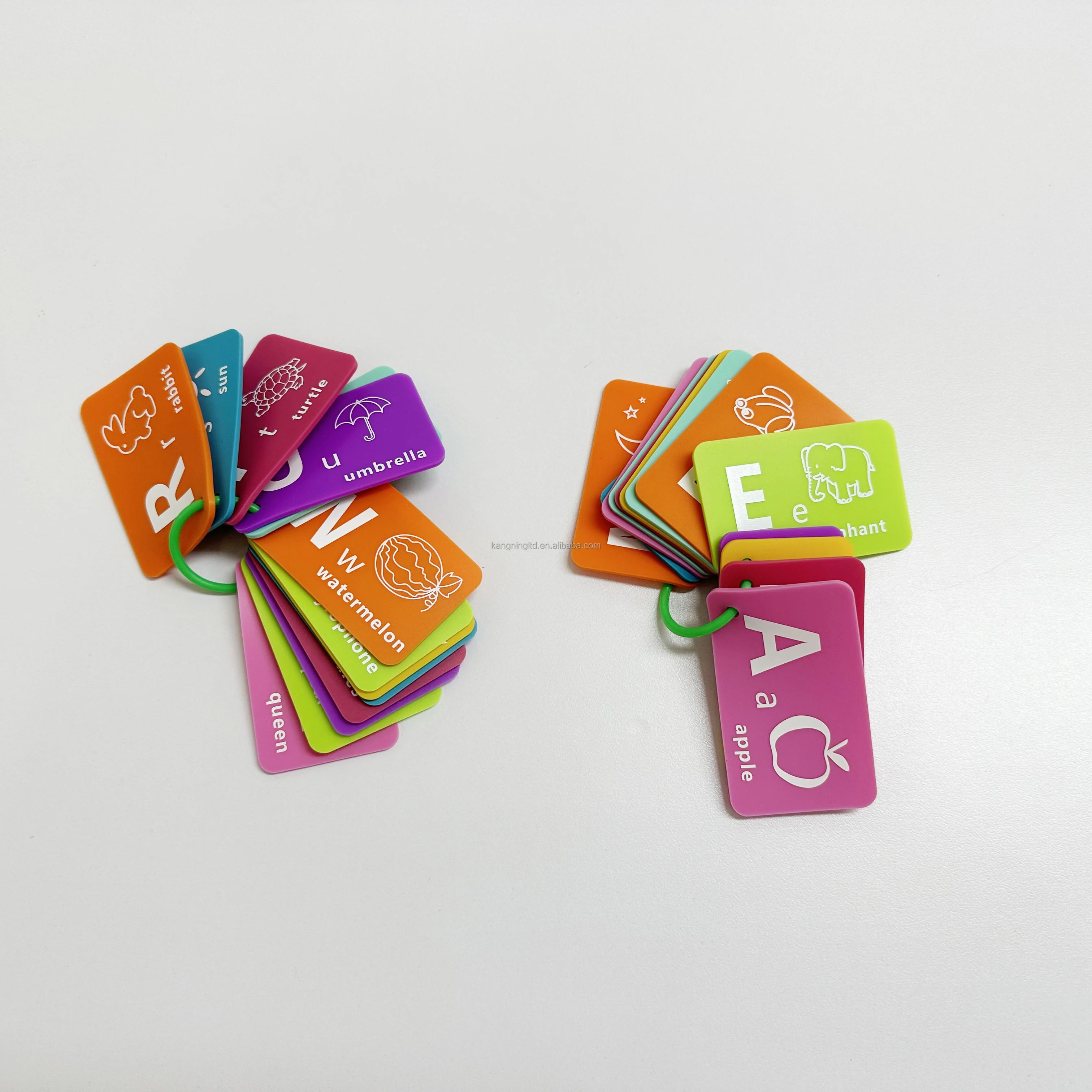 Montessori Toys Silicone Sensory Numbers & Animal Flash Cards Silicone ...