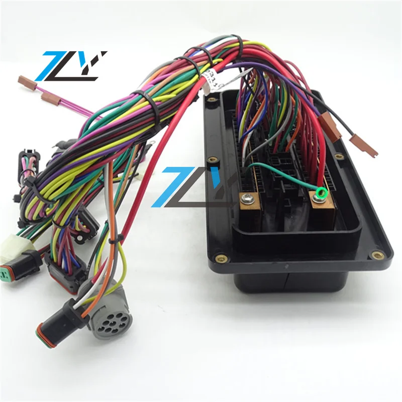 163-6740 Fuse Box Wire Harness 163-6740 320C Excavator Spare Parts Fuse ...