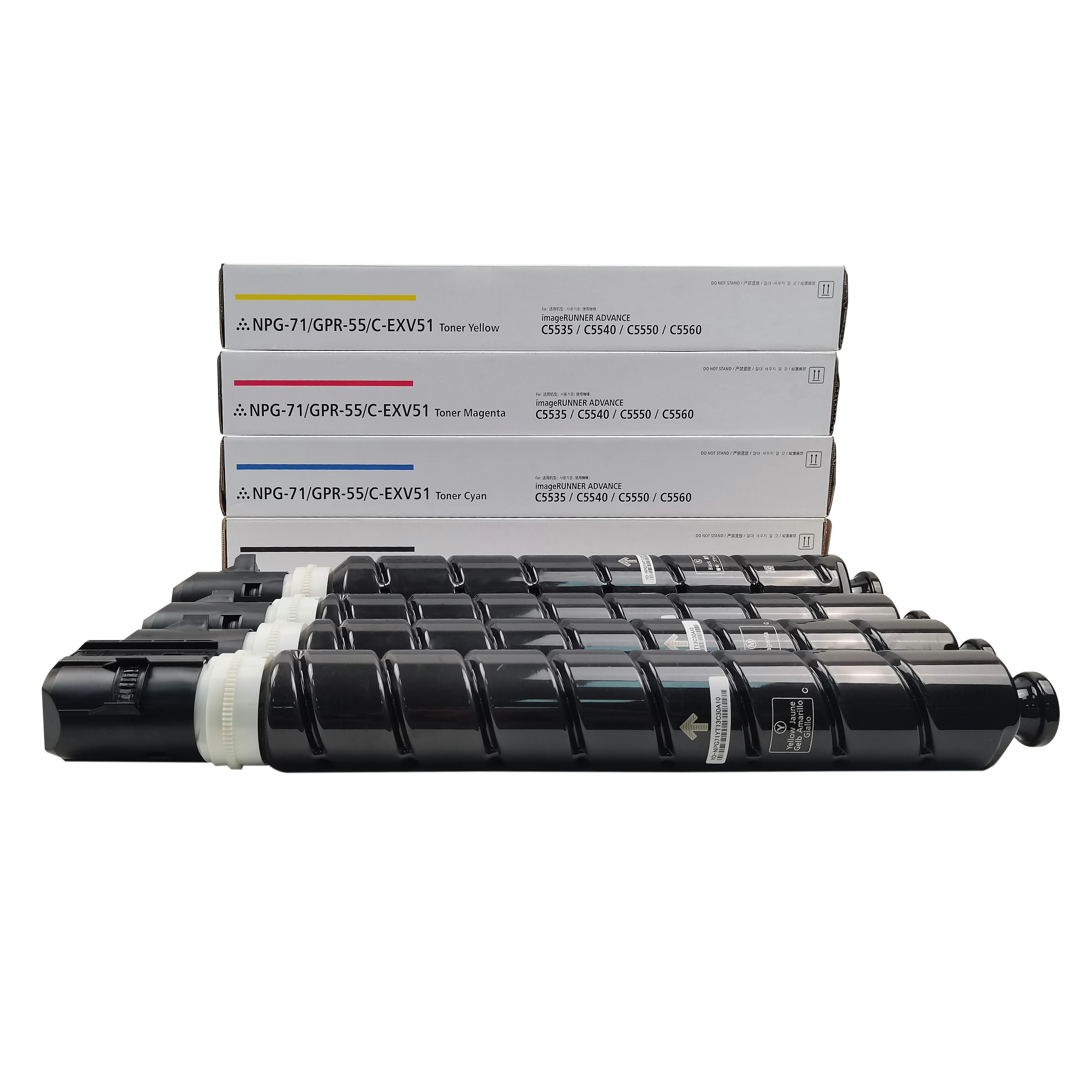Toner Cartridge Npg71 Gpr-55 C-exv51 Compatible Toner For Ir Advancec5535 C5540 C5550 C5560 ...