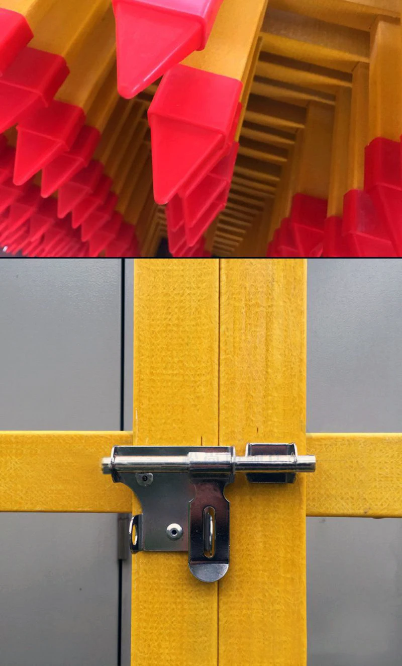 Reinforced Fiberglass Security Plastic Fence Frp Composite Fencing For ...