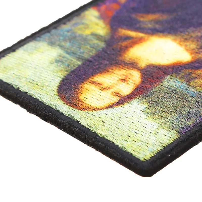 Customized Heat Transfer Girl Patch On Clothes Embroidery Patch Of ...