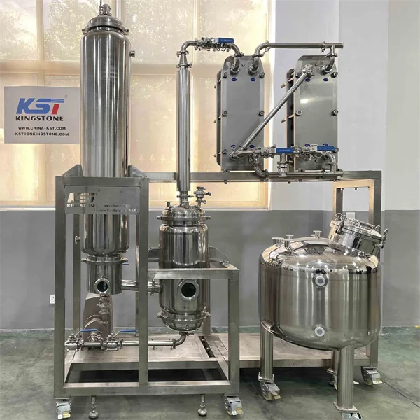 Ethonal Evaporation Falling Film Vacuum Evaporator for Alcohol Liquid ...