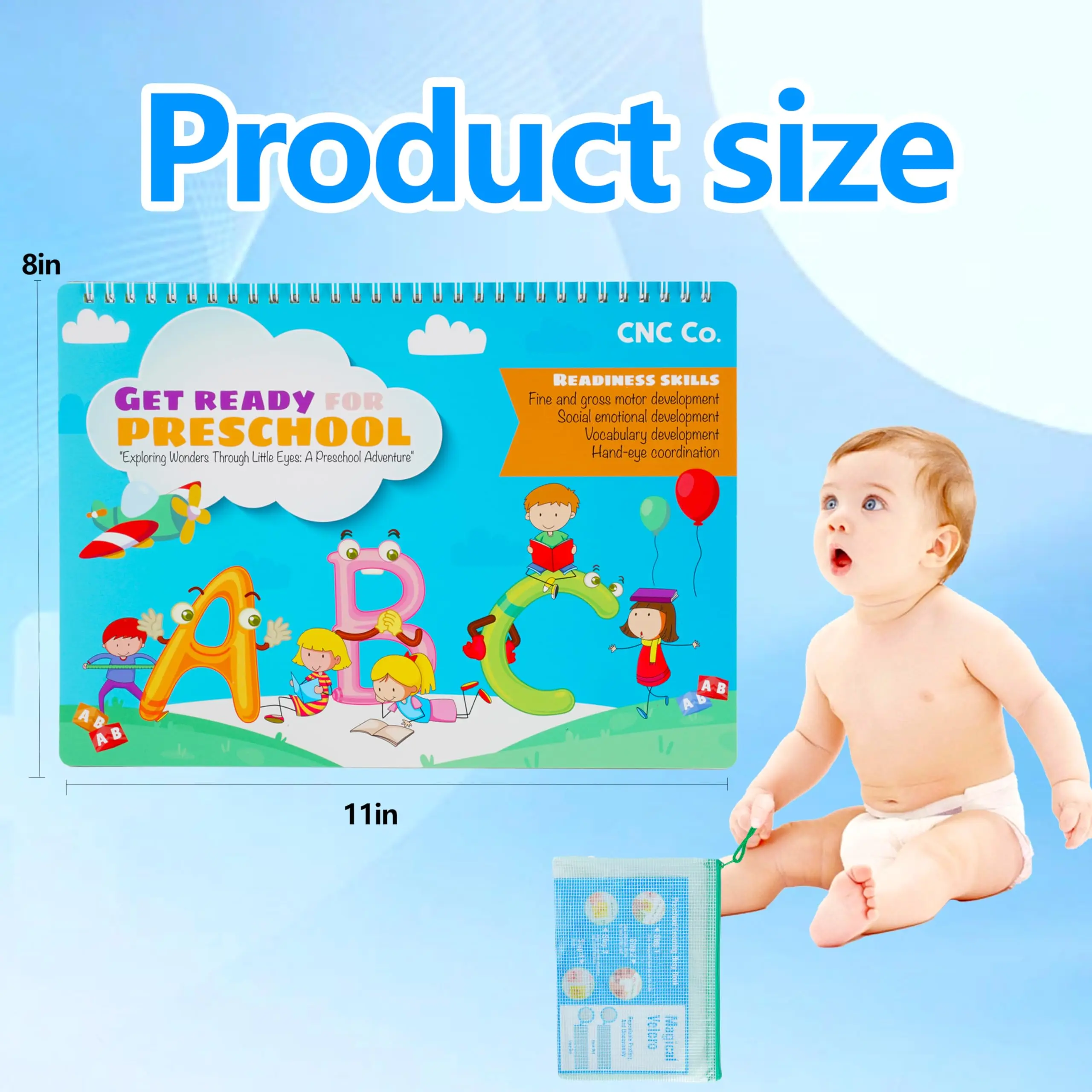 Huiyi Educational Learning Autism Preschool Activity Binder Board Toys ...