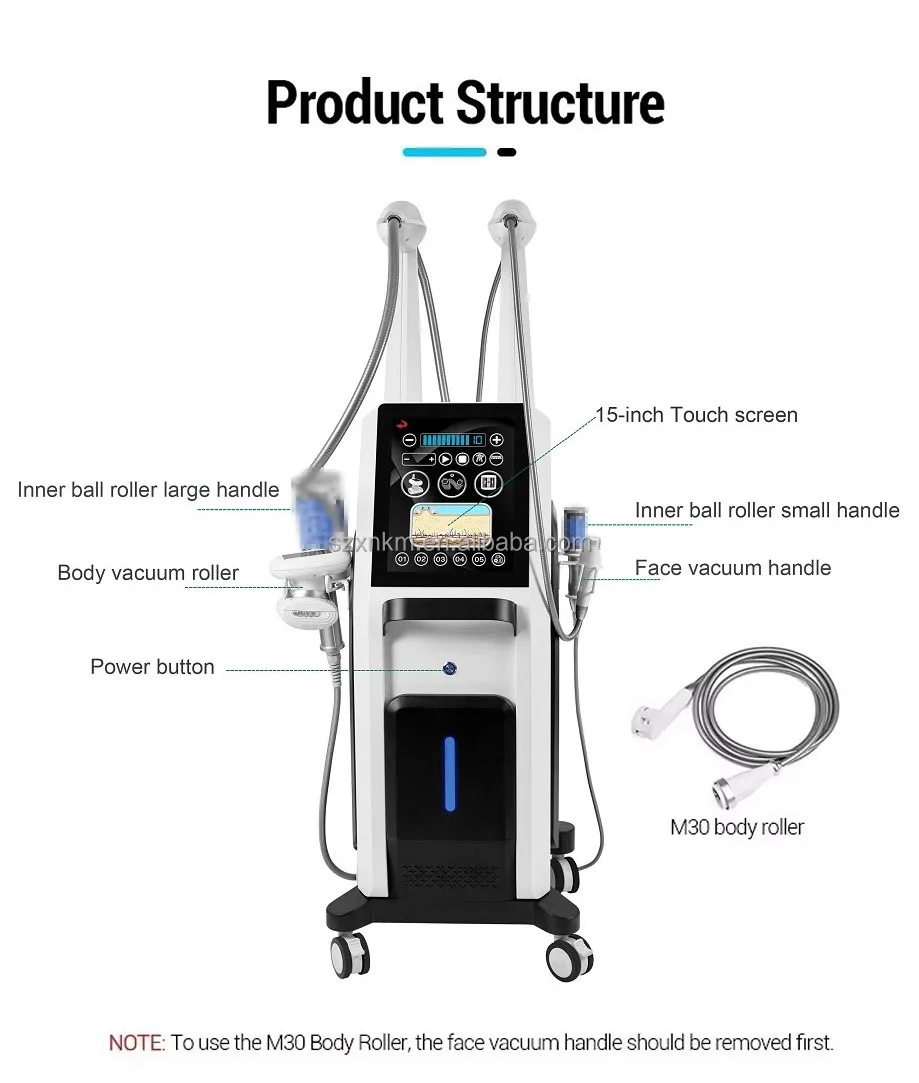 Vertical Vacuum Roller Therapy - Lymphatic Drainage Massage
