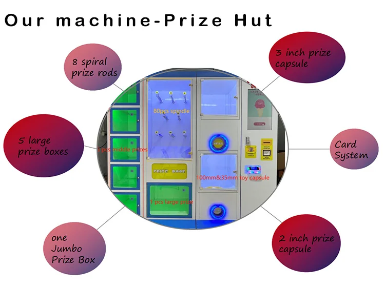 Shopping Mall Luxury Vending Machine Prize Showcase High Quality ...