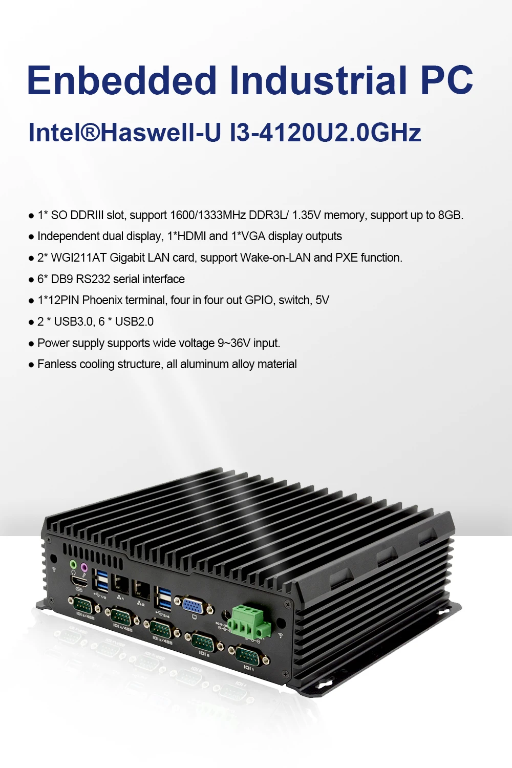 High-performance Desktop Computer I3 Dual Core Mini Pc Serial Port Mini ...