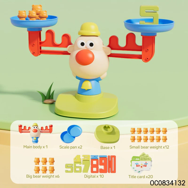 Numbers Educational Balance Counting Math Learning Toys Game For Kids ...