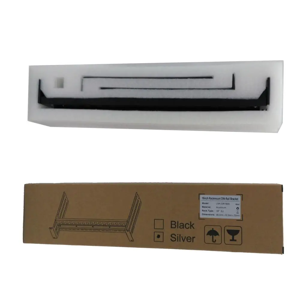 2u Height Aluminum Alloy Material Silver Color 19 Inches Adjustable ...