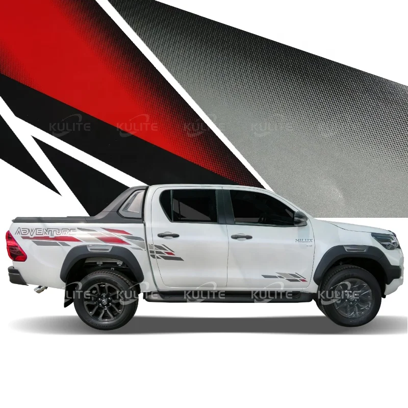 vinyl car sticker PVC for hilux car lines cover stripes graphics ...