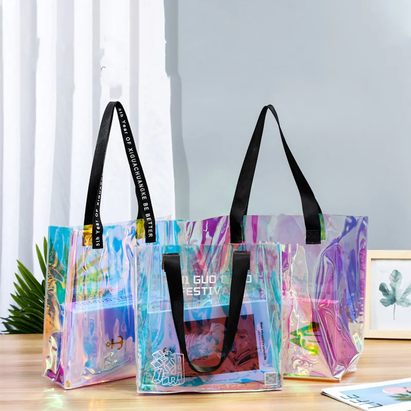 Wholesale Iridescent Laser Tote Bag - Eco-Friendly Shopping