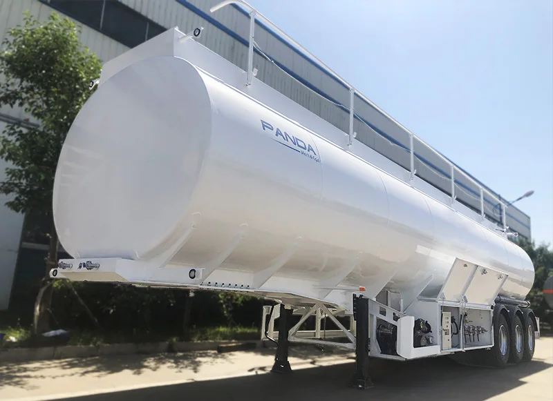 Adr Fuel Tanker Semi Trailer 4 Compartments Tanker Truck Fuel ...