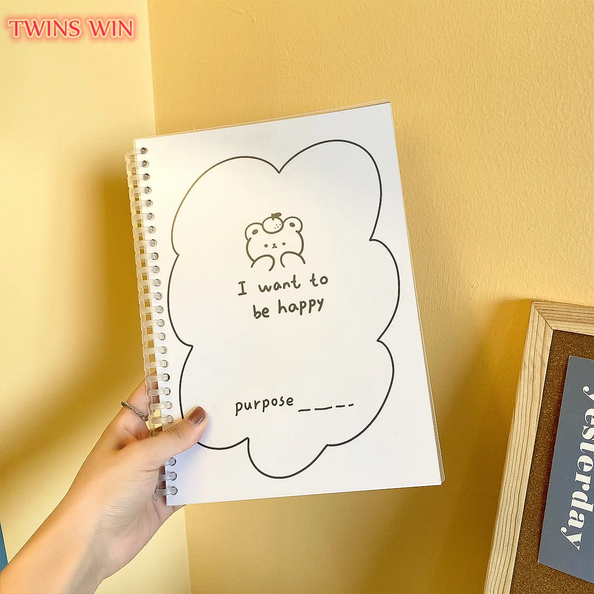 Custom School Stationery Diary Planner Notepad Lovely Bear Spiral ...