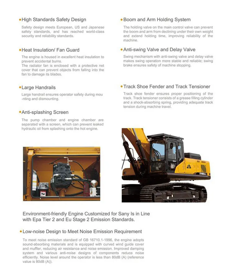 SY700H Big Ton New Large Excavator 70 Ton Excavator of Chinese Brand ...