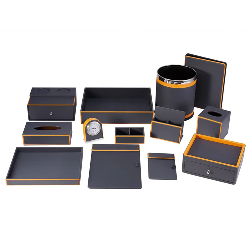 Leather Accessories Full Set Hotel Decor Supplies Leather Amenities ...