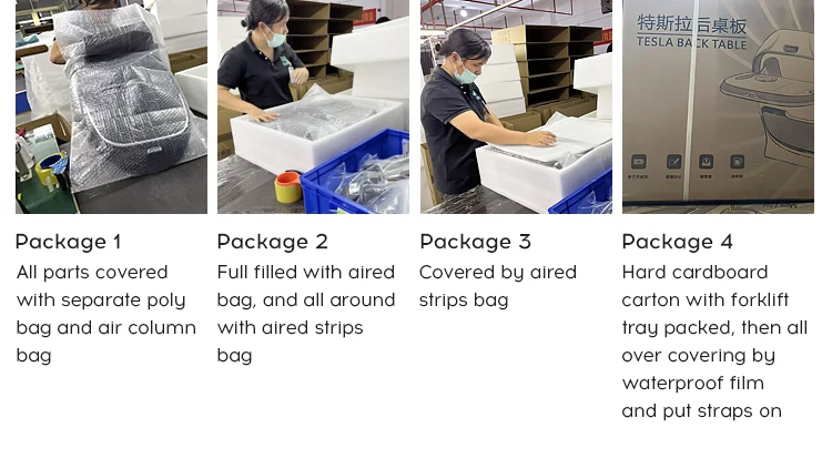 Electric Powered Foldable Table Auto Seat Back Table For Mercedes Benz ...