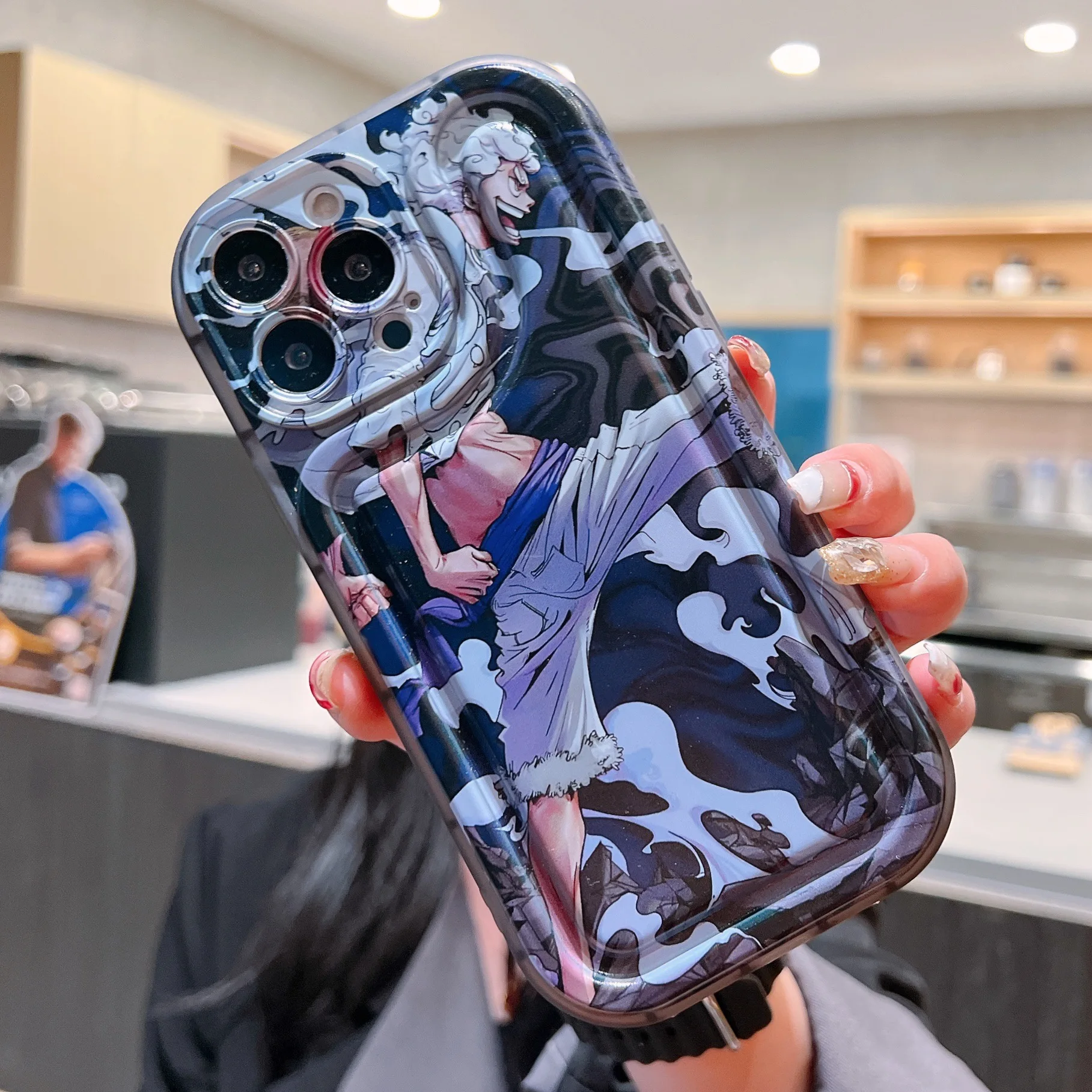 Luffy Gear 5 One Piece Is Suitable For Apple 14 Mobile Phone Case Lens ...