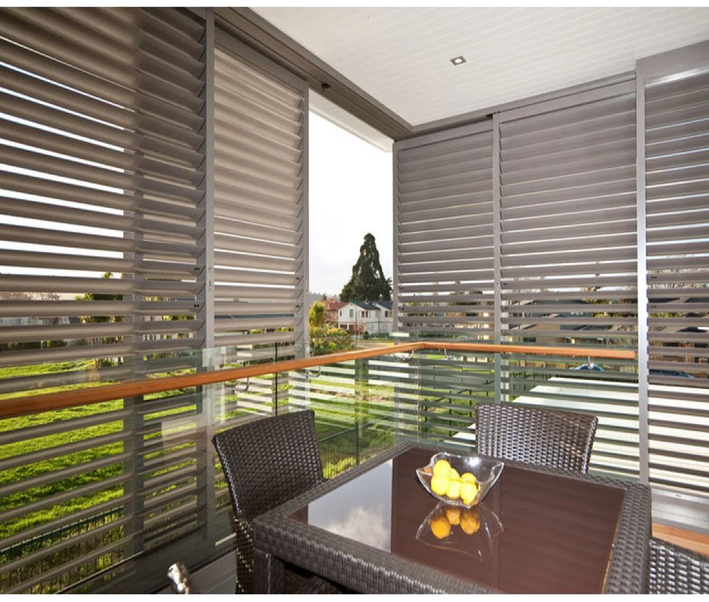 Durable Outdoor Rolling Louver Door - Aluminum Alloy Shutter