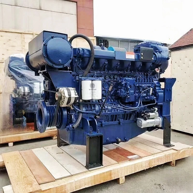 6-cylinder 500HP Marine Diesel Engine - Inboard Position