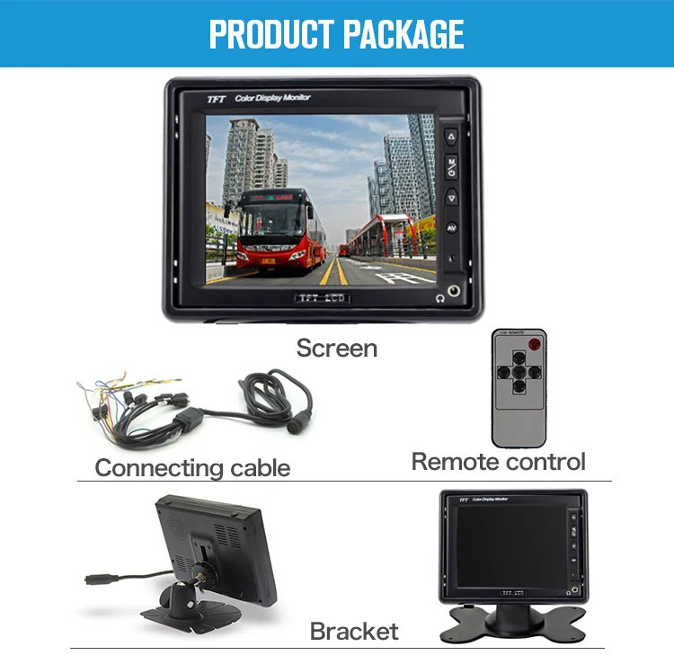 Iso Factory Vehicle Standalone Monitor Nice Bus Monitor 5inch Baby ...