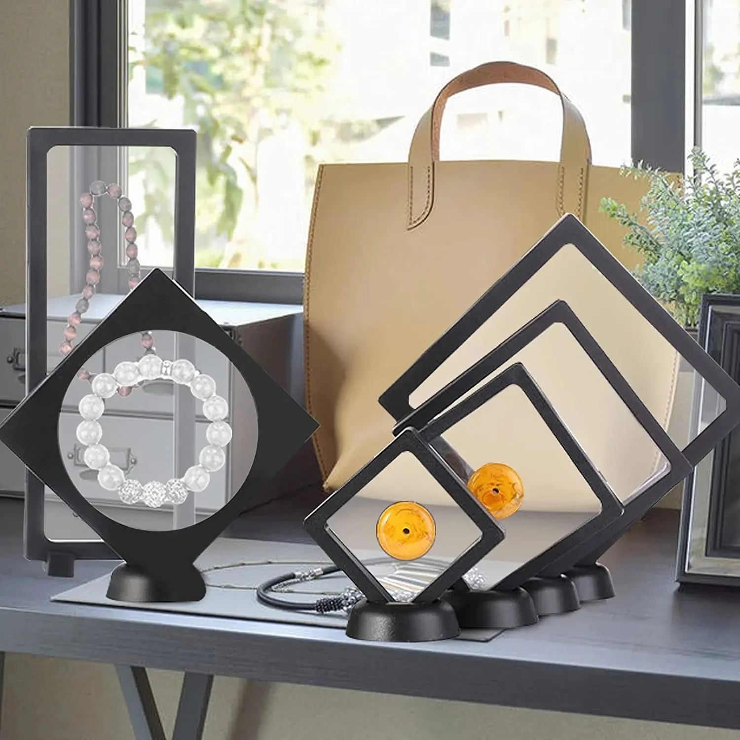 Wholesale Transparent Jewelry Display Case - 3D Floating Frame