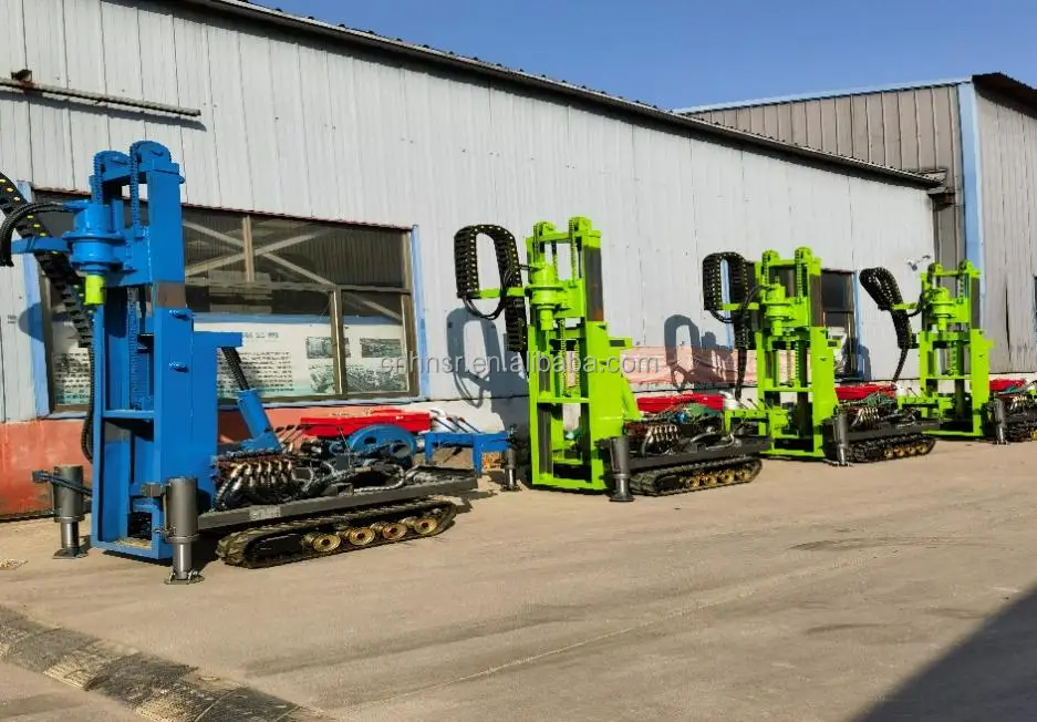 Solar Pile Driver Machine - Efficient Ground Screw Drilling