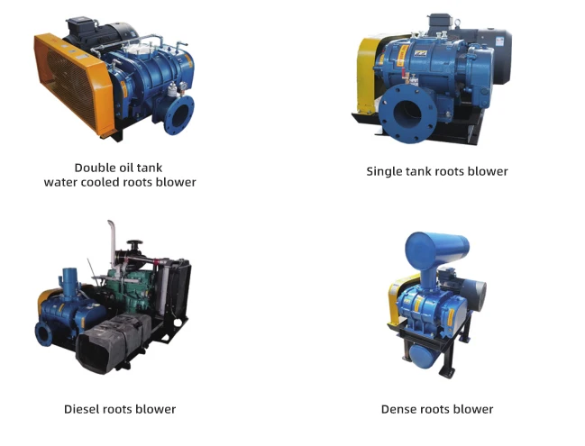 Mini Roots Blower Single Oil Tank Fish Pond Aeration Blower With 1.5 Kw ...