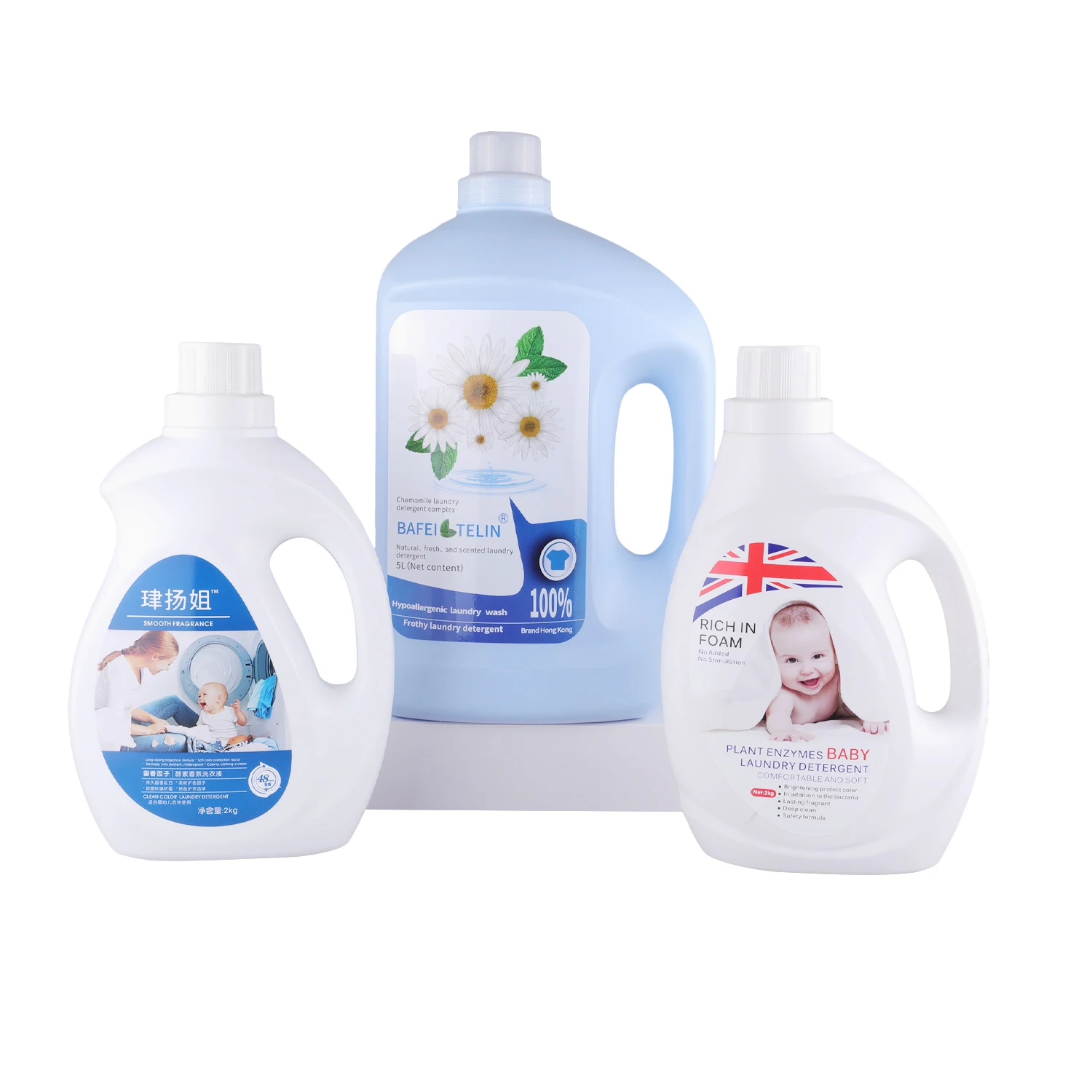 Eco Friendly Laundry Detergent Liquid Bottle 1L 2L 4L 5L