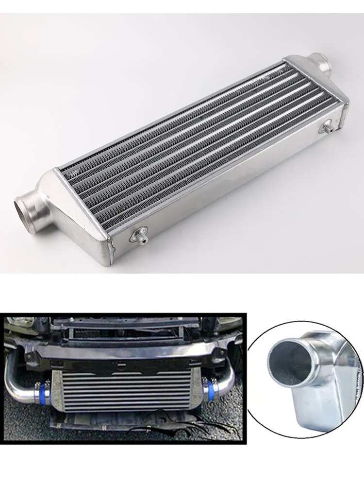 AUSO 550x180x65mm Intercooler - Universal Rhombic Tube Fin