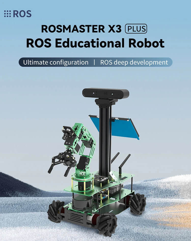 Rosmaster X3 Plus - ROS Robot Python Programming for Jetson Nano