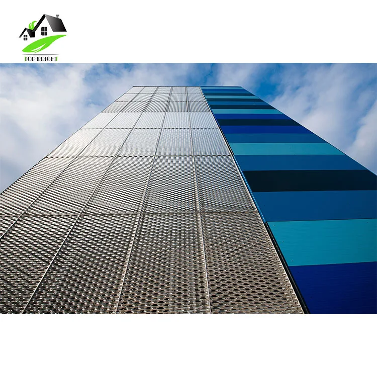 Building Wall Panels - Modern Gold Aluminium Facade