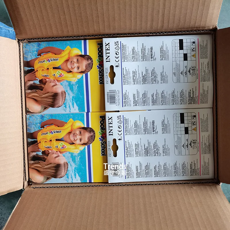 Intex 58660 Inflatable Swimming Pool School Luxury Swimming Vest ...
