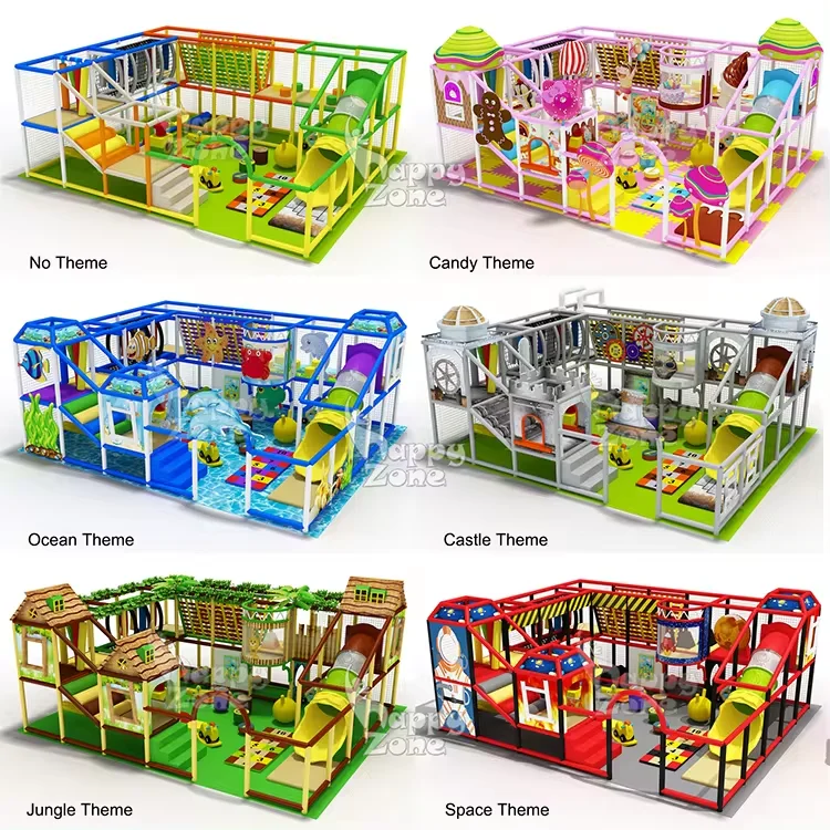 European Standard Indoor Soft Play Structure Customized Nature Theme ...