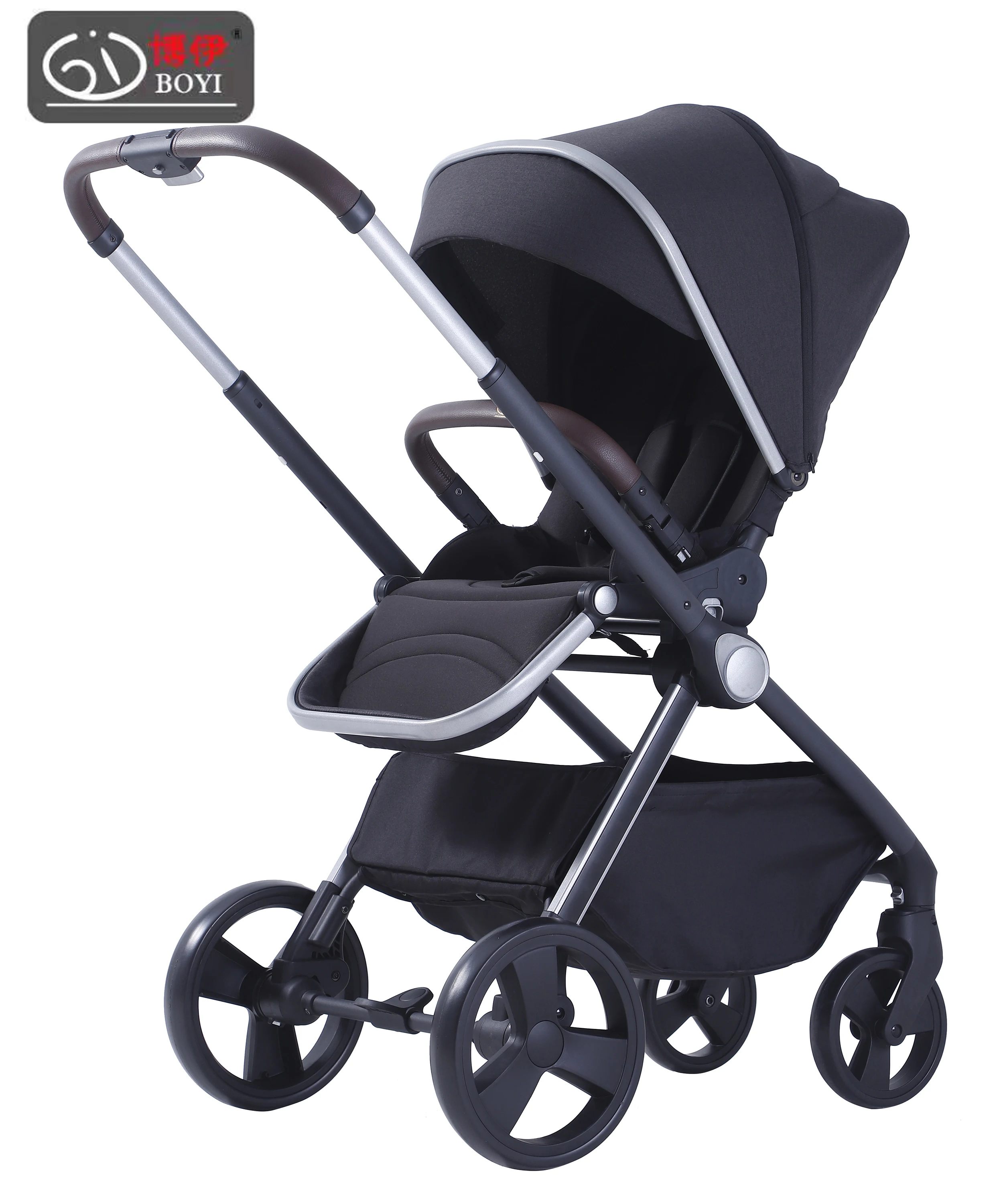 EN1888 CERTIFICATE ALUMINUM ALLOY BABY STROLLER LARGE WHEELS BABY ...