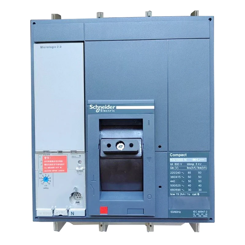 S-chneider Circuit Breaker Mccb Ns-1000 N 3p Micrologic 2.0 Front ...