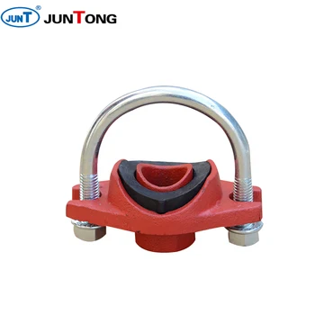 Ductile Iron U-bolted Mechanical Tee With Threaded Bspt Or Npt - Buy Grooved Mechanical Tee U ...