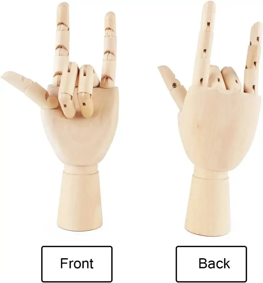 Keep Smiling 10inch Wooden Hand Drawing Sketch Mannequin Model Movable ...