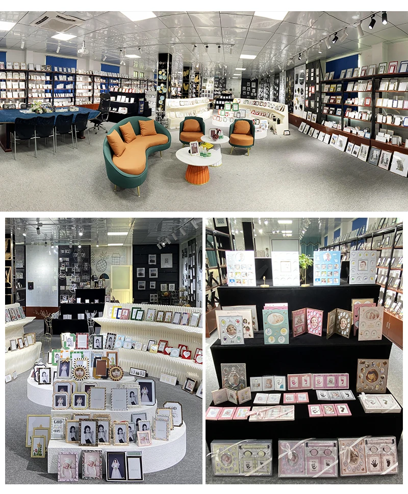 Factory Wholesale Gold Black 4x6 5x7 Aluminum Metal Morden Glass Photo ...