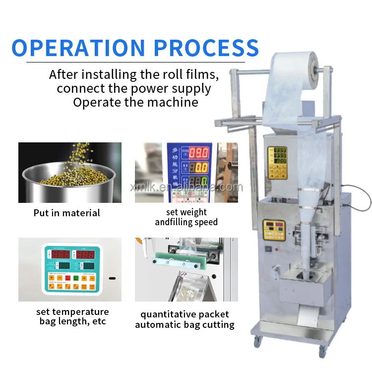 Automatic Jaggery Packet Salt Sugar Sachet Packing Machine