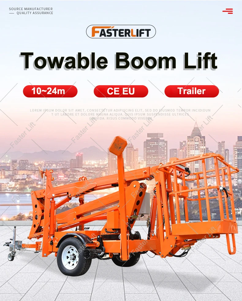 45ft 60ft 80ft Spider Man Lifting Equipment - Articulated Boom Lift