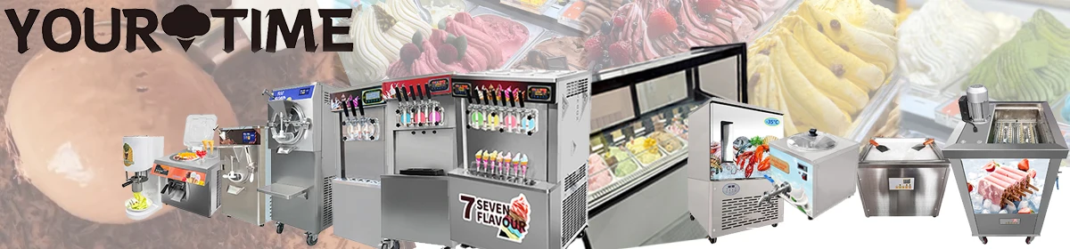 Yourtime 5 Nozzle Frozen Daiquiris Machine Combo Soft Ice Cream Machine ...
