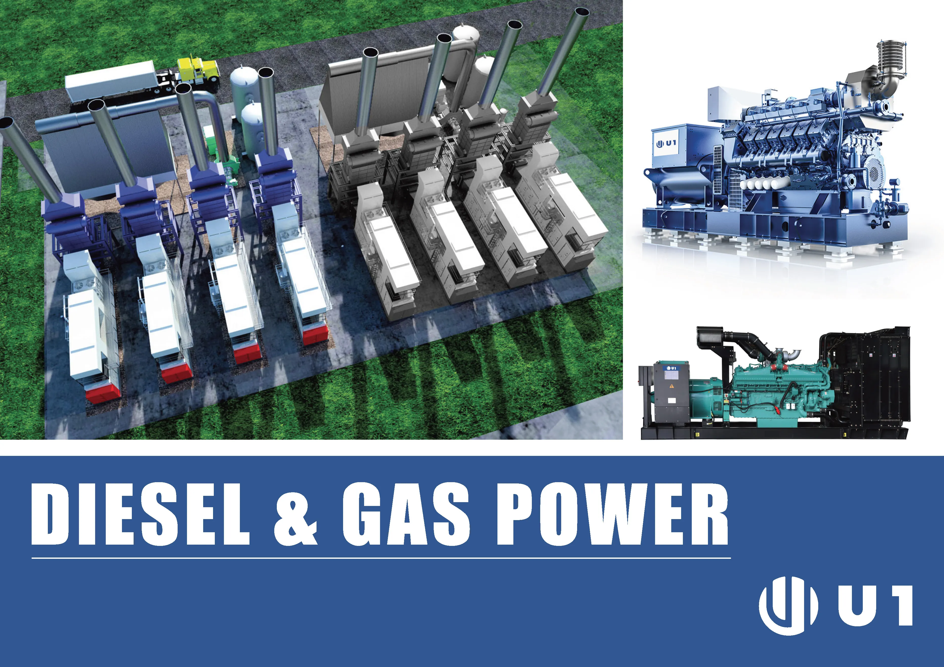 1MW Gas Generator Sets Powered by Jenbacher J320 - READY STOCK