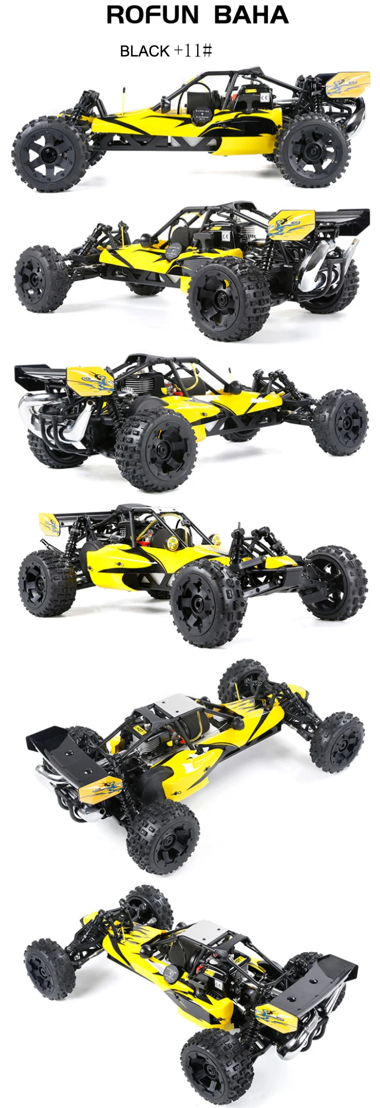 Rovan Baja 1/5 Scale Brushless Gas Rc Racing Car