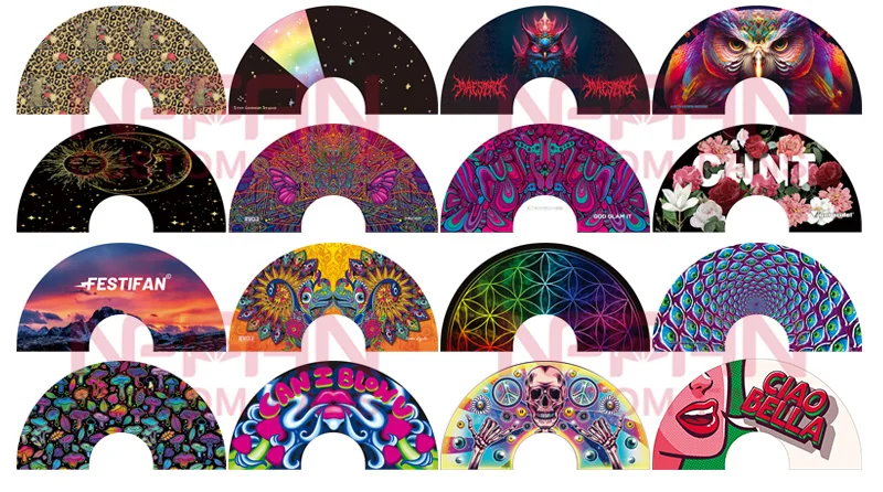 Custom Printed 33cm Large Folding Loud Clack Bamboo Wooden Hand Held ...