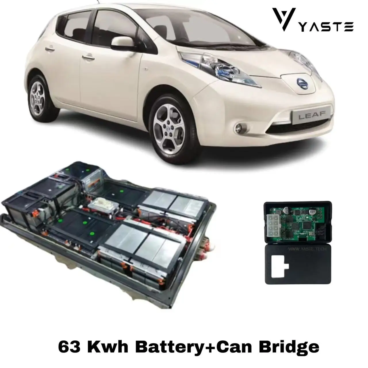 YASTE 63KWh 14.8V 180Ah Lithium Battery Pack for Nissan Leaf (2011-2020 ...