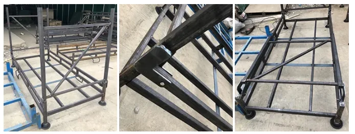 Warehouse Stackable Car Truck Metal Pallet Rack Mobile Tire Rack