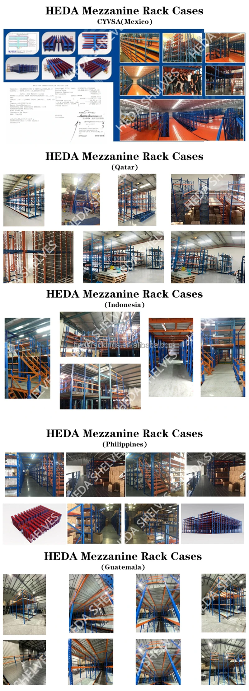 Heavy Duty Rack System Shelf Warehouse Storage Steel Loft Racking ...